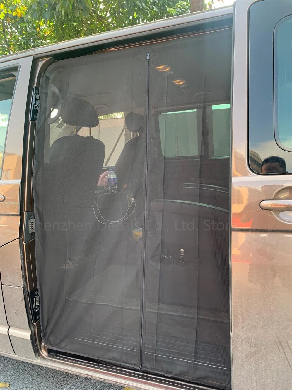 Magnetic-Screen-Sliding-Door-Flyscreen-Mesh-Van-Fly-Net-For-VW-T5-T6 ...