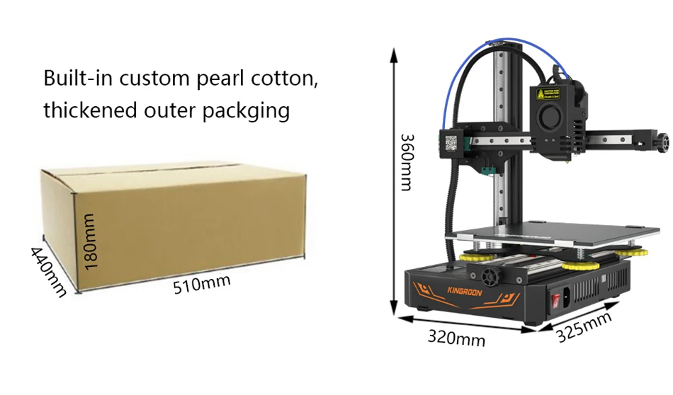 kingroot kp3s pro S1 3d printer Fast Printing Speed High Presicion Core ...