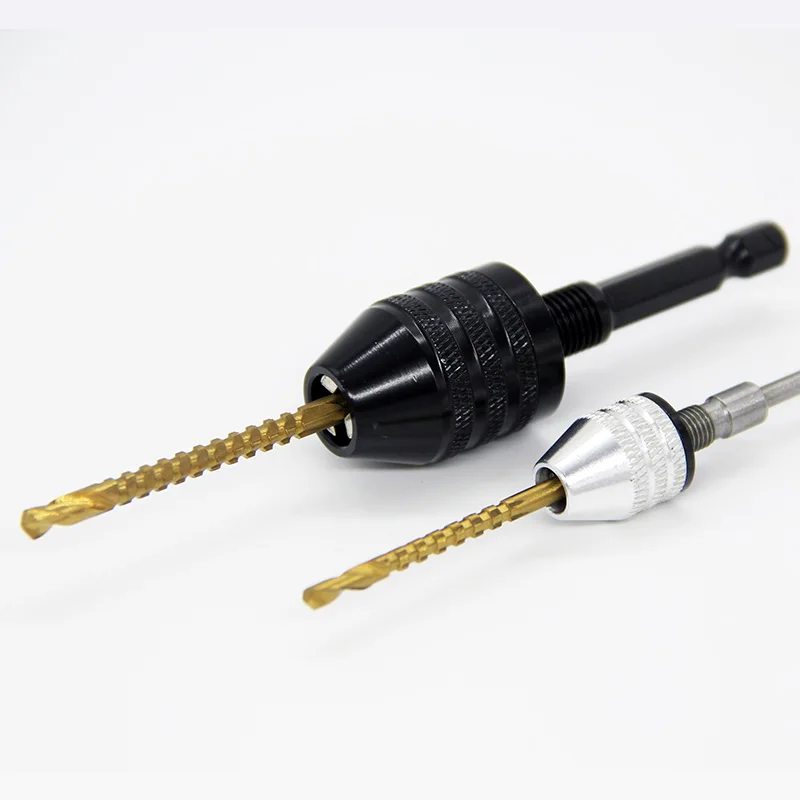 Drill Chuck Keyless Screwdriver Impact Driver Adaptor Electric Micro ...