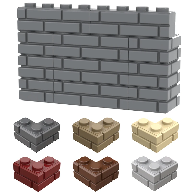 Masonry-Corner-1x2x2-Modified-Brick-Building-Blocks-MOC-Toys-Kids ...