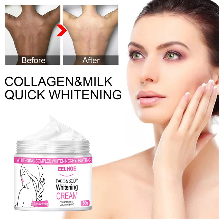 Collagen Body Lotion Whitening Cream Bleaching Lightening Underarm Legs ...