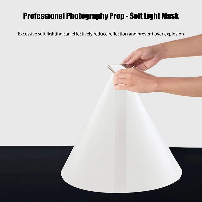 Conical Diffuser Photography Props Light Softbox Portable Assembly Prop ...