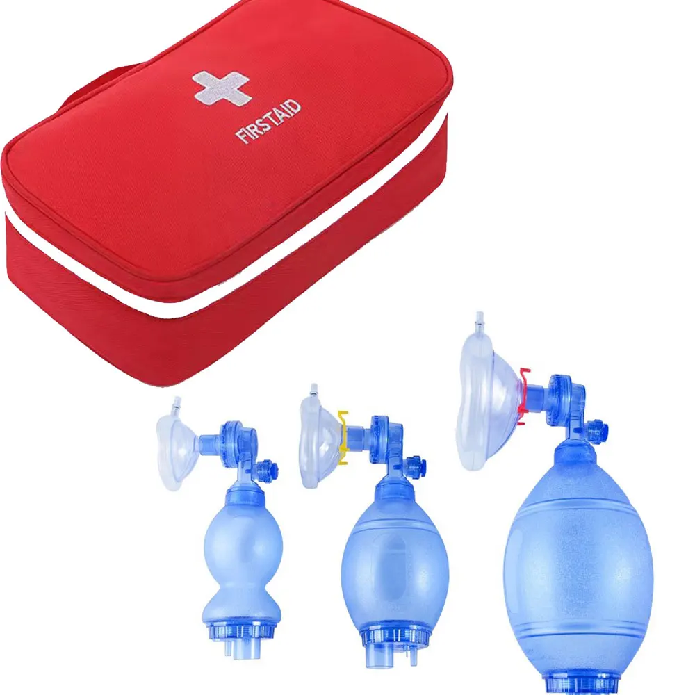 First Aid Manual PVC Adult/Child/Infant Resuscitation Ambu Bags 2000ml ...