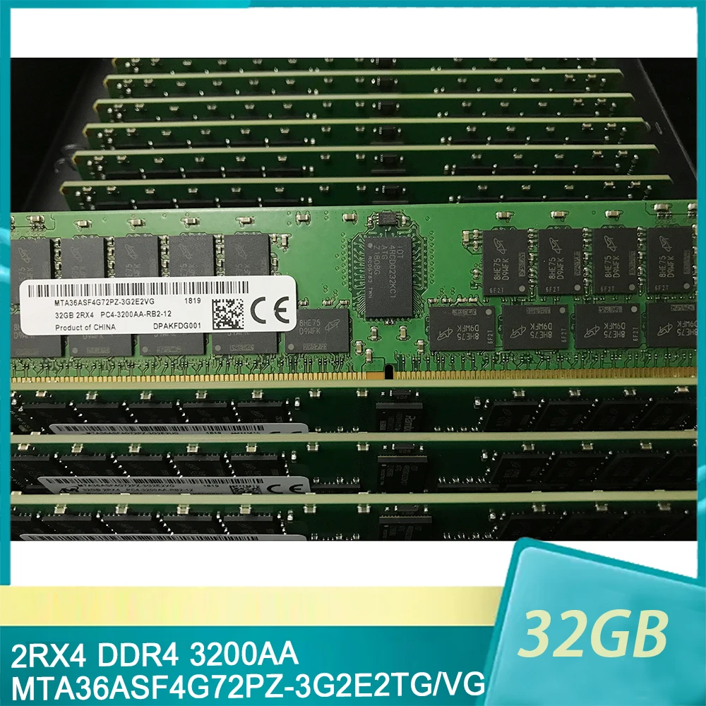 높은 품질의 MT RAM 32G 32GB 2RX4 DDR4 3200AA REG RDIMM MTA36ASF4G72PZ ...