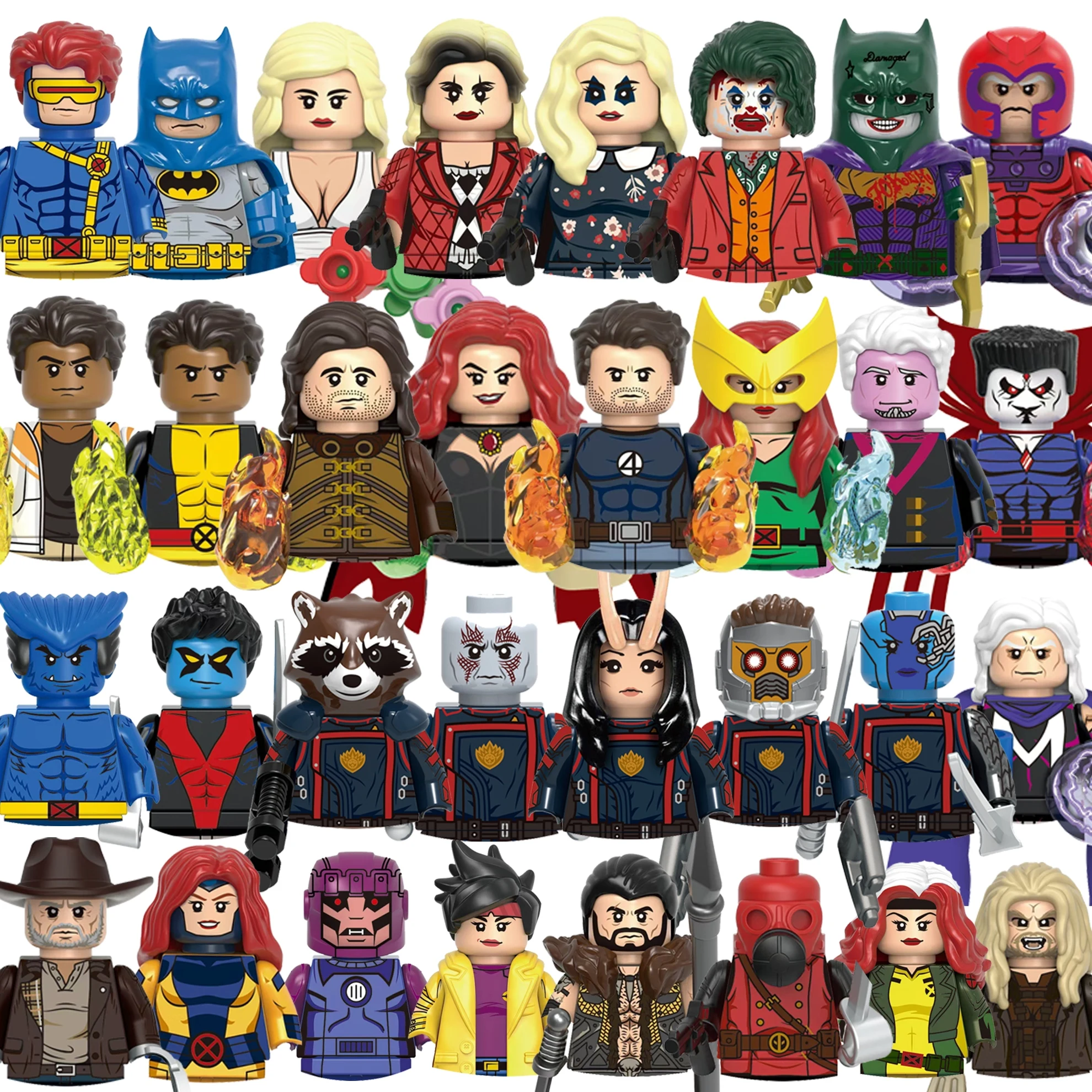 Marvel Blocks Bricks Mini character building blocks Hot toys Black Cat ...