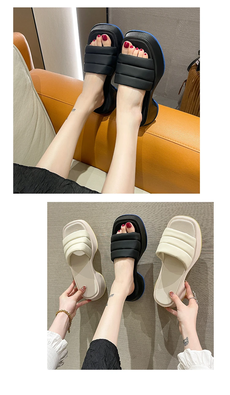 Slippers 2024 Flip Flip Flip Flip Flops Summer Sticle Sandals Sandales ...