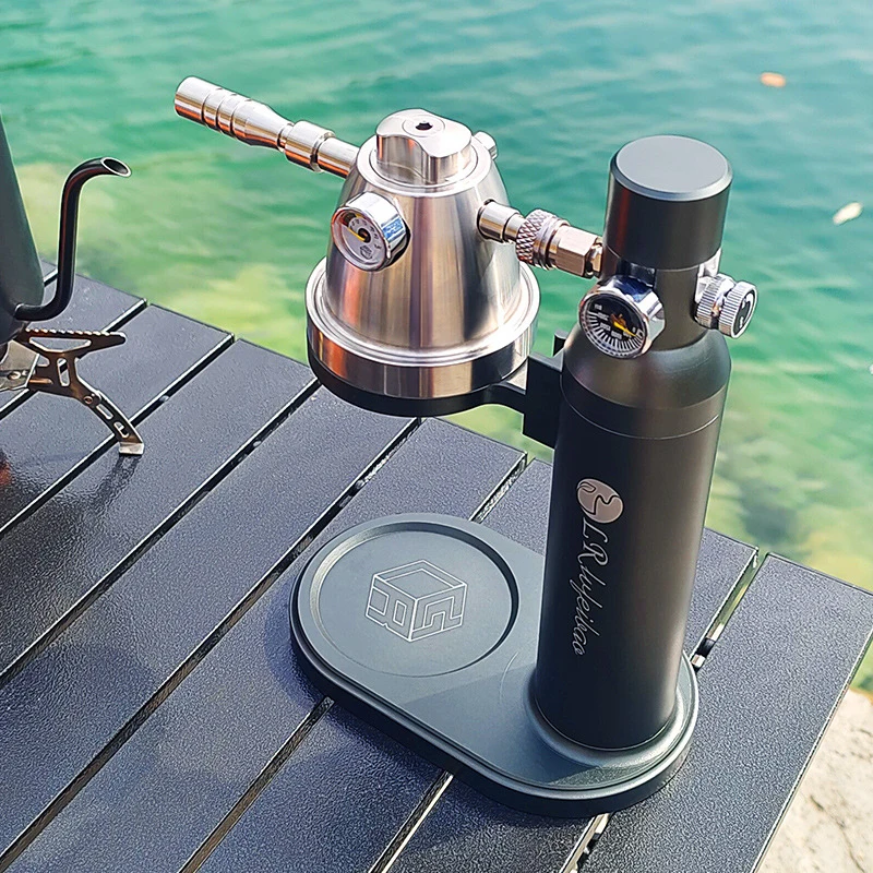 Coffee Tamper Machine Automatic Espress Cafe Tools Equipment Aluminum ...