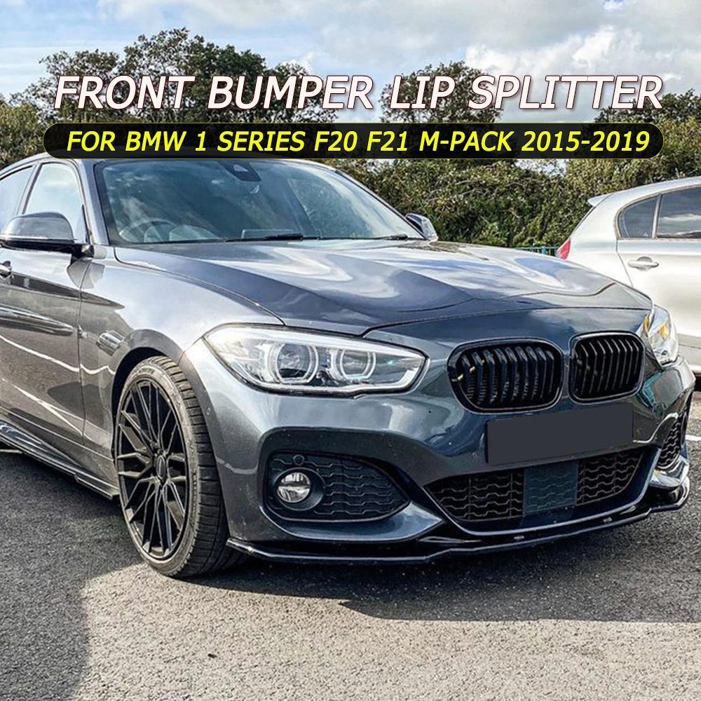 3pcs Front Bumper Lip Splitter Diffuser Body Kit For Bmw 1 Series F20 ...