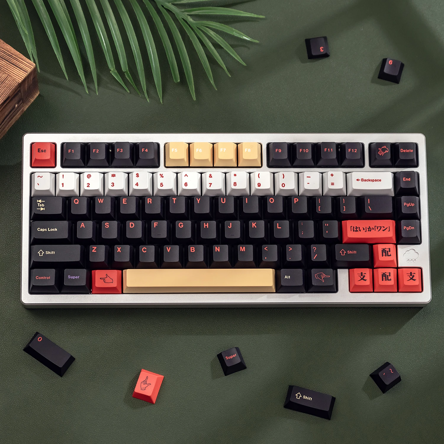 129 keys Chainsaw Keycaps Dye-Sublimation Cherry Profile PBT Keycap ...