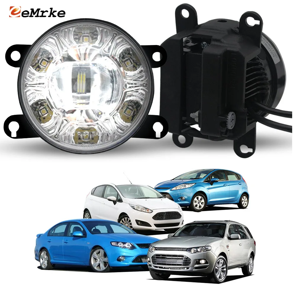 LED Fog Lights DRL For Ford Fiesta VI Falcon FG FPV GT-E F6 GT ...