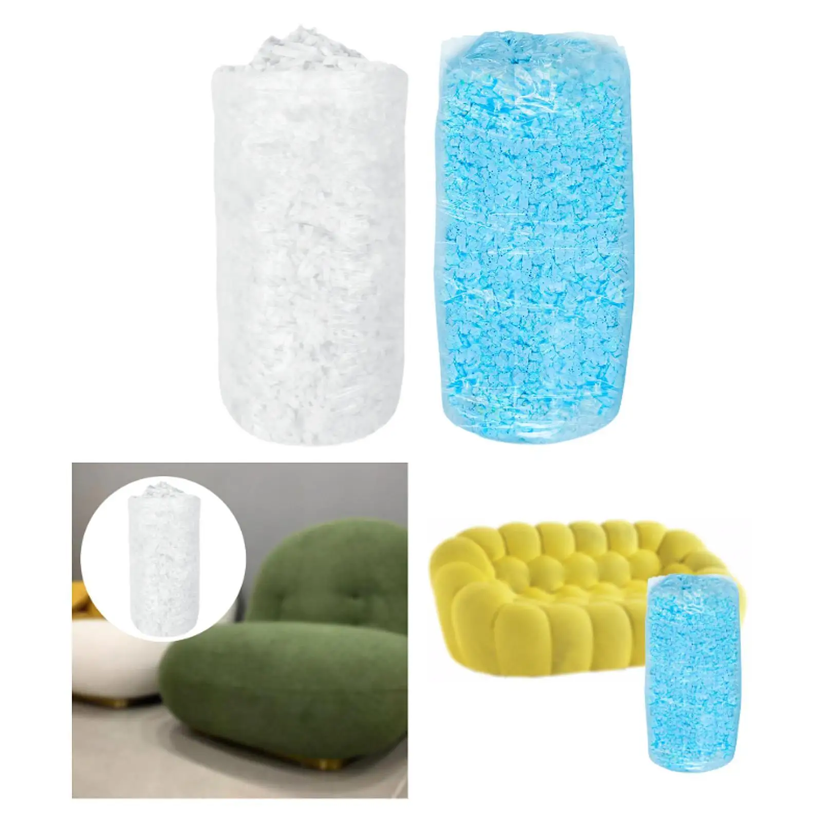 2.3kg Memory Foam Refill Fill Pillow Stuffing Material Memory Foam ...