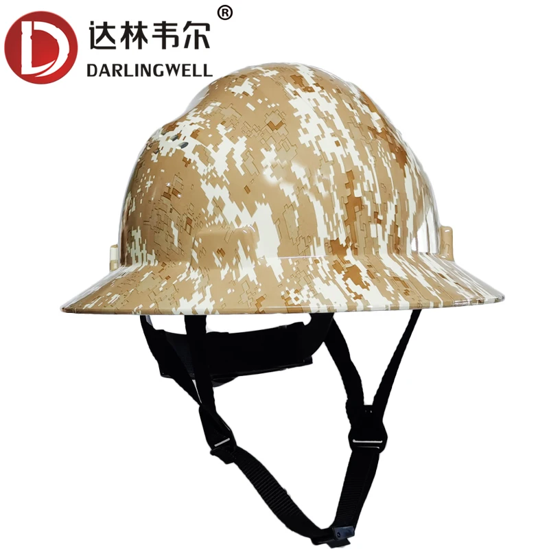 Darlingwell Full Brim Hard Hat Hydro Dipped Construction Work Ce ...