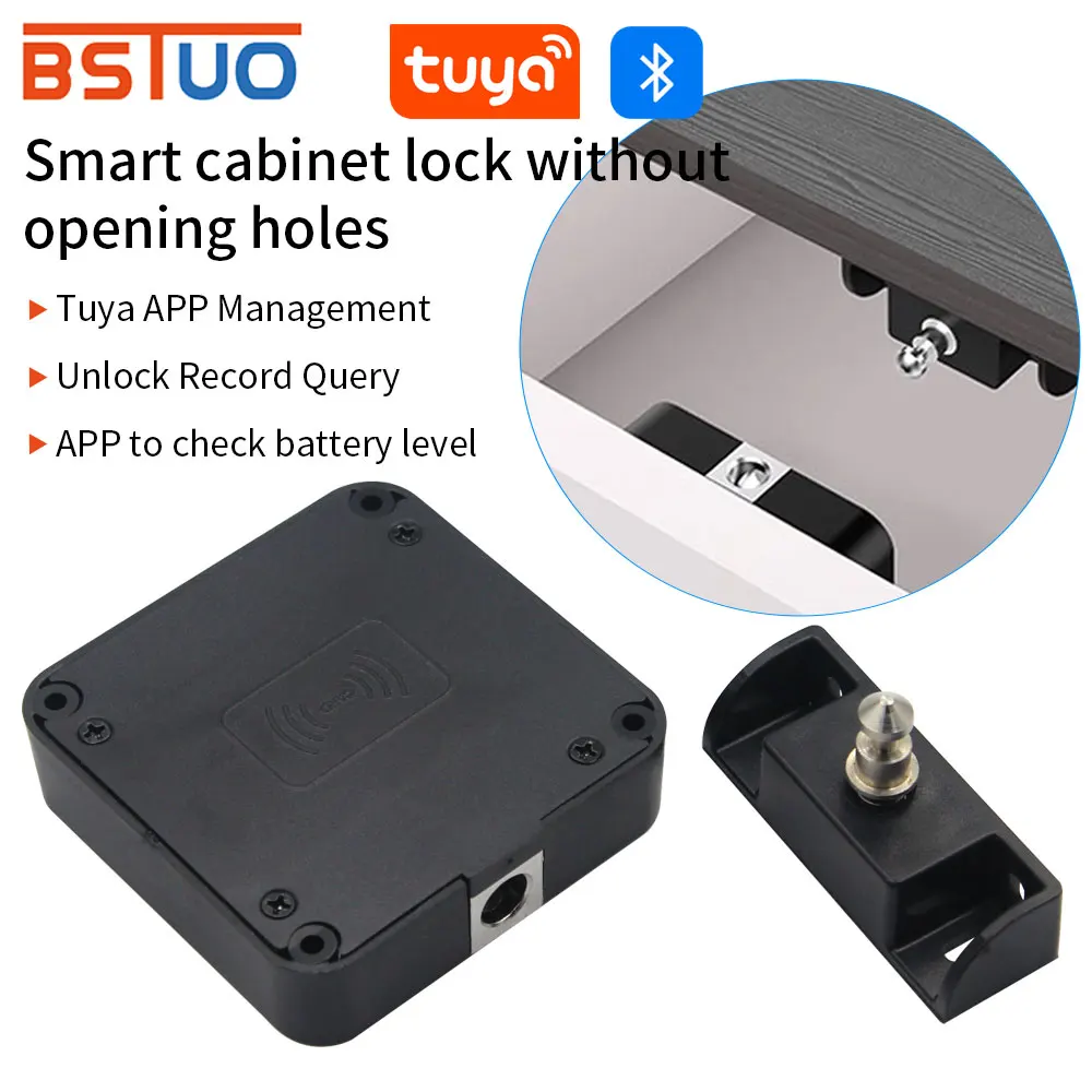 Electronic-Lock-Smart-Drawer-RFID-Hidden-Door-Lock-with-Tuya-APP-Unlock ...