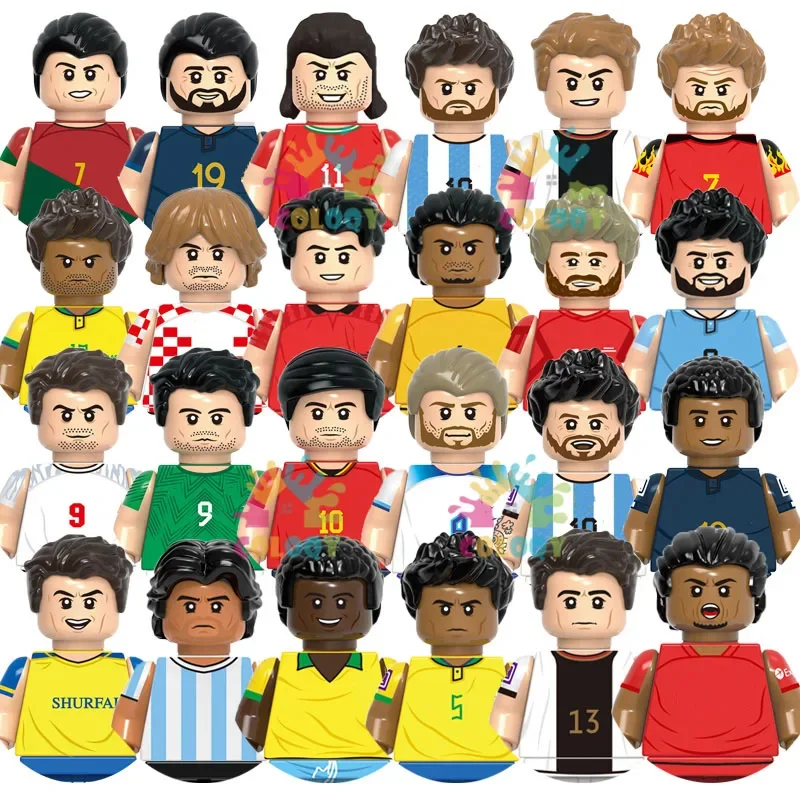 Kids-Toys-Football-Stars-Building-Blocks-Sport-Player-Bailey-Messi ...