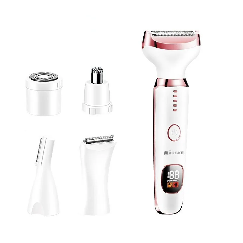 5 in 1 Electric Razor Women Leg Body Hair Shaver Bikini Underarm ...