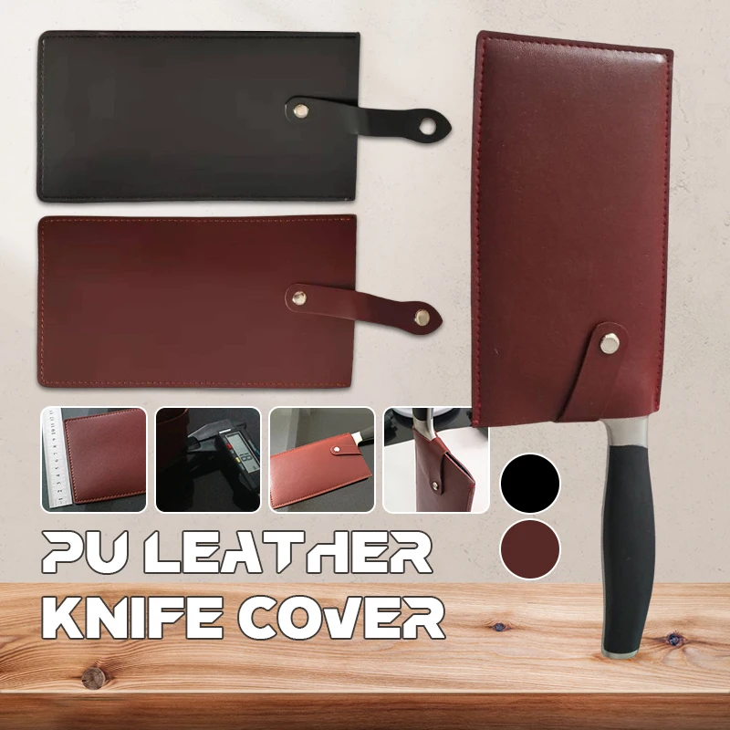 Chef-Knifves-Sheath-Leather-Chopper-Cleaver-Butcher-Blade-Guard-Case ...
