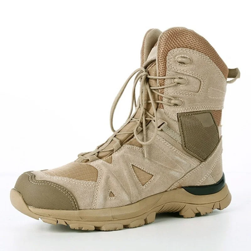 High-Top-Army-Fan-Outdoor-Tactical-Boots-Field-Hiking-Hunting-Combat ...