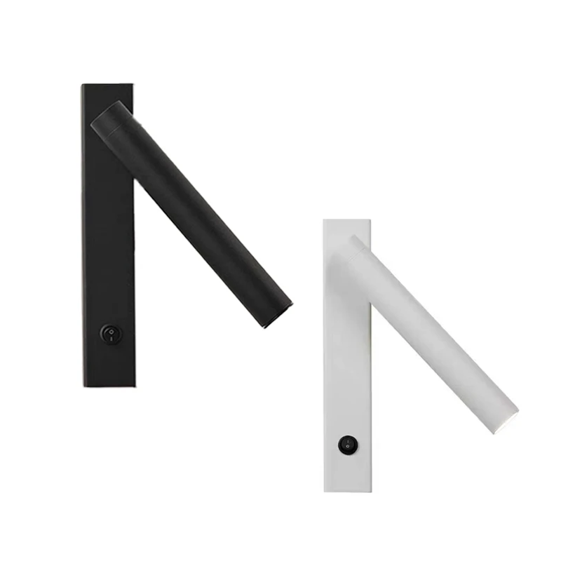 LED-Bedside-Lighting-Rotating-Adjustable-Wall-Light-with-Switch-Reading ...