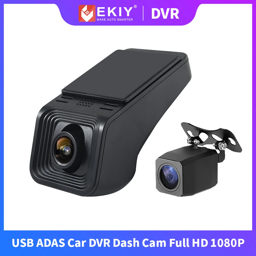 EKIY-USB-ADAS-Parking-Monitor-Recorder-Car-DVR-HD-1080P-Dash-Cam-Camera ...