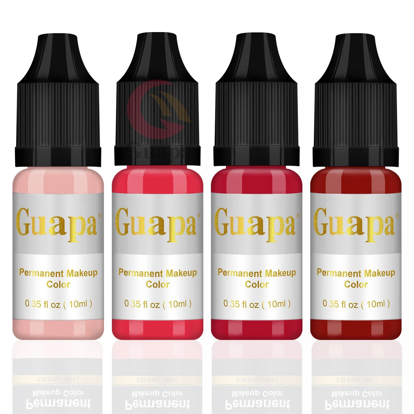 4pcs Lips Microblading Pigment Ink Red Color Tattoo Ink Permanent ...