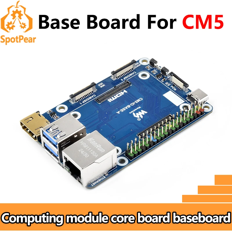 Raspberry Pi CM5 IO BASE A Mini Board a Base Development Platform ...