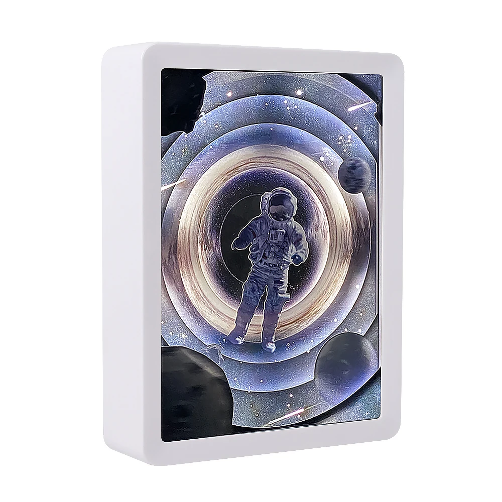 3D-Paper-Cut-Light-Box-Black-Hole-Shadow-Box-Frame-Light-Led-Strip ...