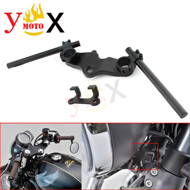 CB-GB-350-Set-Fork-Clip-on-Handlebar-Upper-Triple-Tree-Cover-Clamp ...