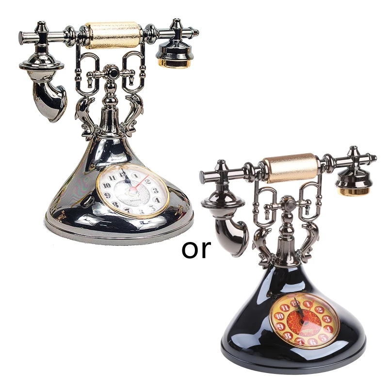 Retro-Telephone-Model-Alarm-Clock-for-Creative-Timekeeper-Desktop ...