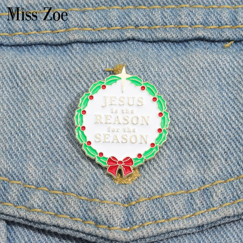 Jesus-Christmas-Enamel-Pins-Custom-JESUS-Is-The-REASON-For-The-SEASON ...
