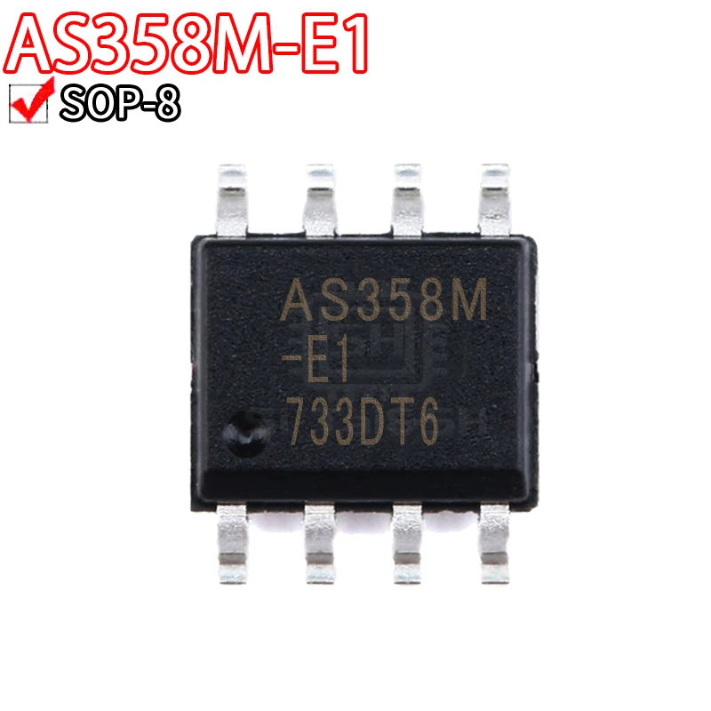 Placa-de-alto-voltaje-AS358MTR-E1-AS358M-AS358-SOP8-chip-l-gico-lote-de ...