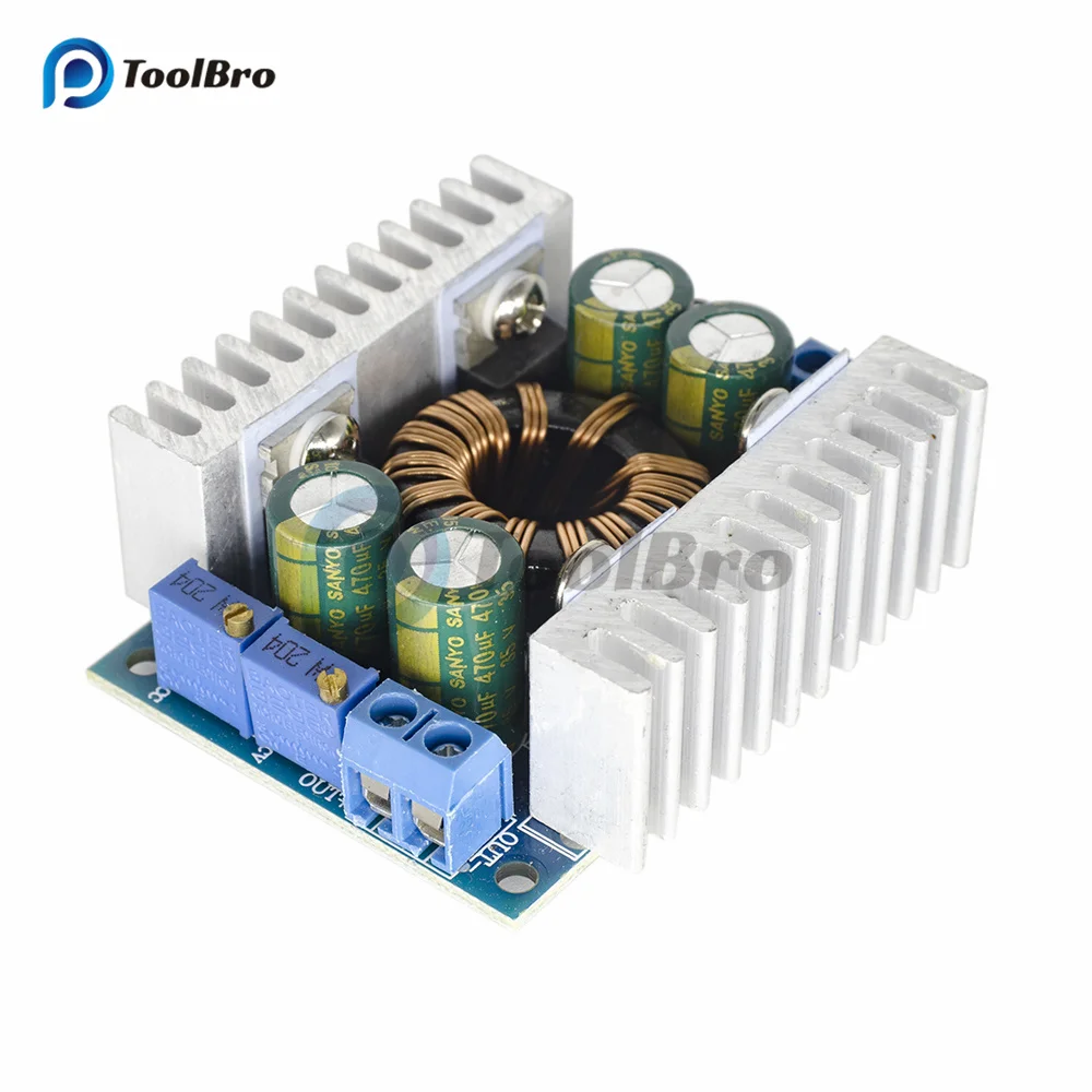 300W 10A Automatic DC-DC Step Up Down Buck Booster Converter Module ...