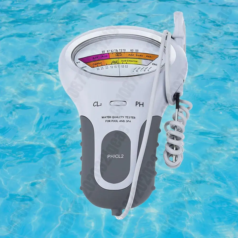 Professional PH Chlorine Meter CL2 Measuring Water Monitor with Probe ...
