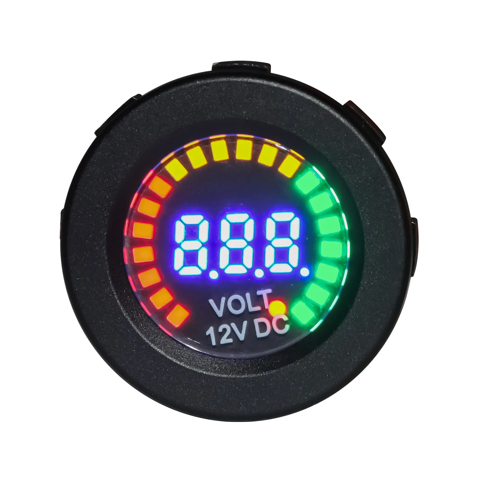 QD-12V-Colors-LED-Digital-Universal-Voltmeter-Panel-Volt-Meter-Monitor ...
