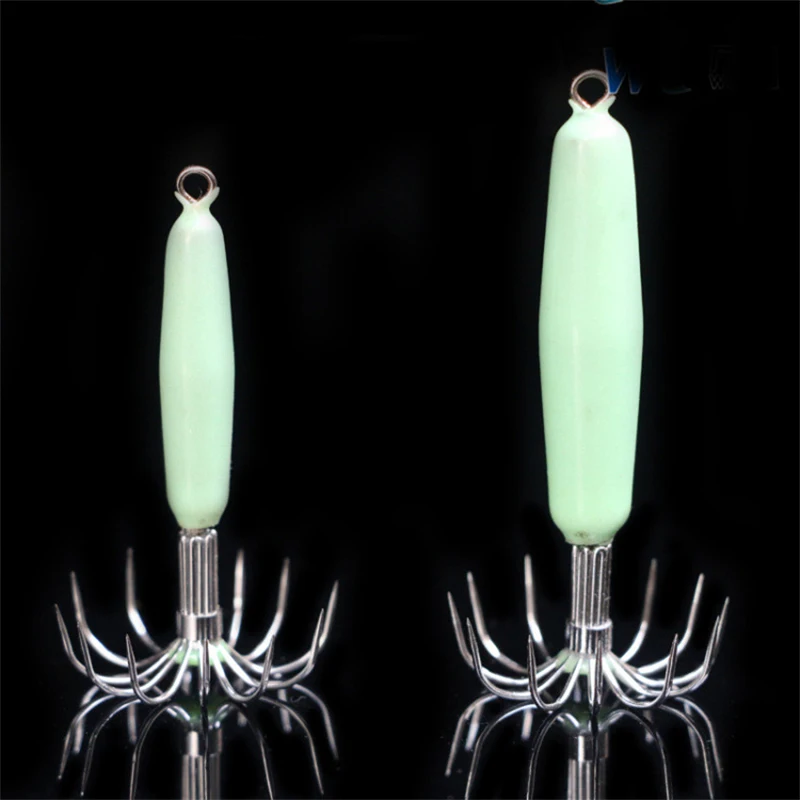1pc-12g-120g-Luminous-Cuttlefish-Squid-Jig-Hook-Fishing-Lures-Octopus ...