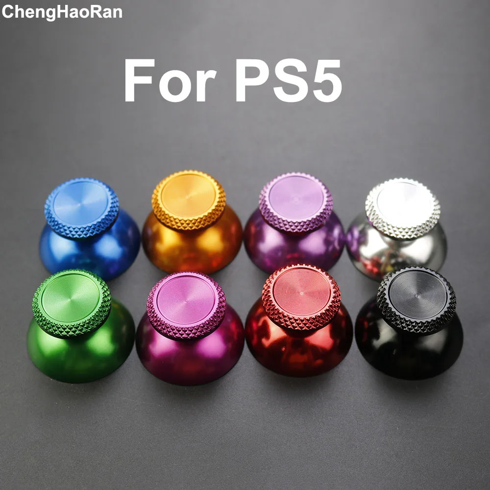 ChengHaoRan 2pcs Rocker Caps For PS5 Console Aluminum Alloy Metallic ...