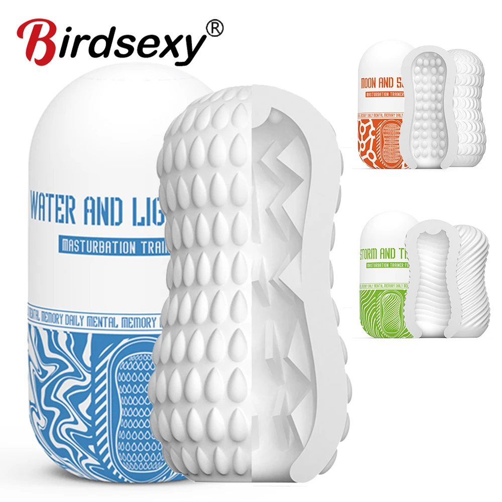 Male-Masturbator-Cup-Portable-Penis-Trainer-Penis-Massage-Adult-Sex ...