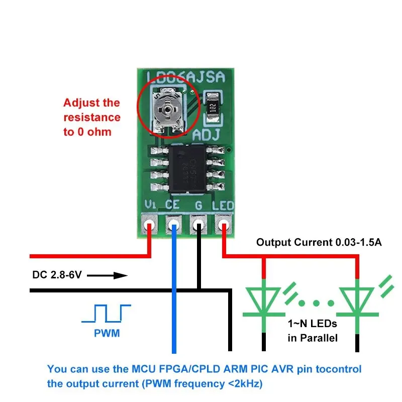 Ajust-vel-constante-LED-Driver-atual-PWM-Control-Board-Buck-Power ...