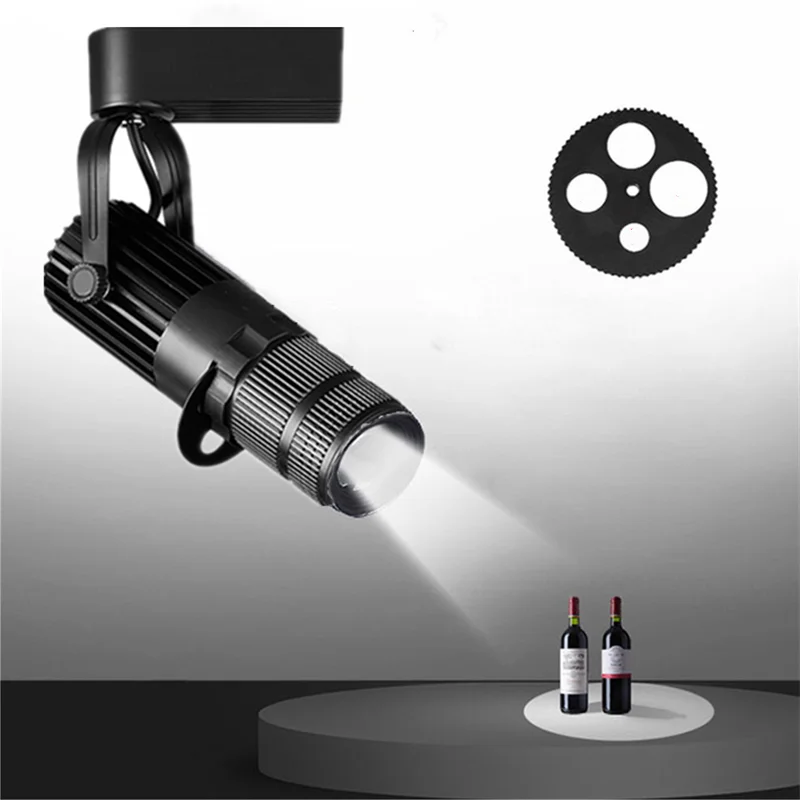 Theater-Stage-Zoom-Spotlights-LED-Focus-Logo-Projector-Track-Lights ...