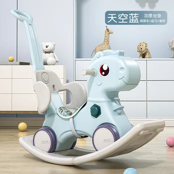 Infant Shining 3-in-1 Baby Rocking Horse Multi-function Children's ...