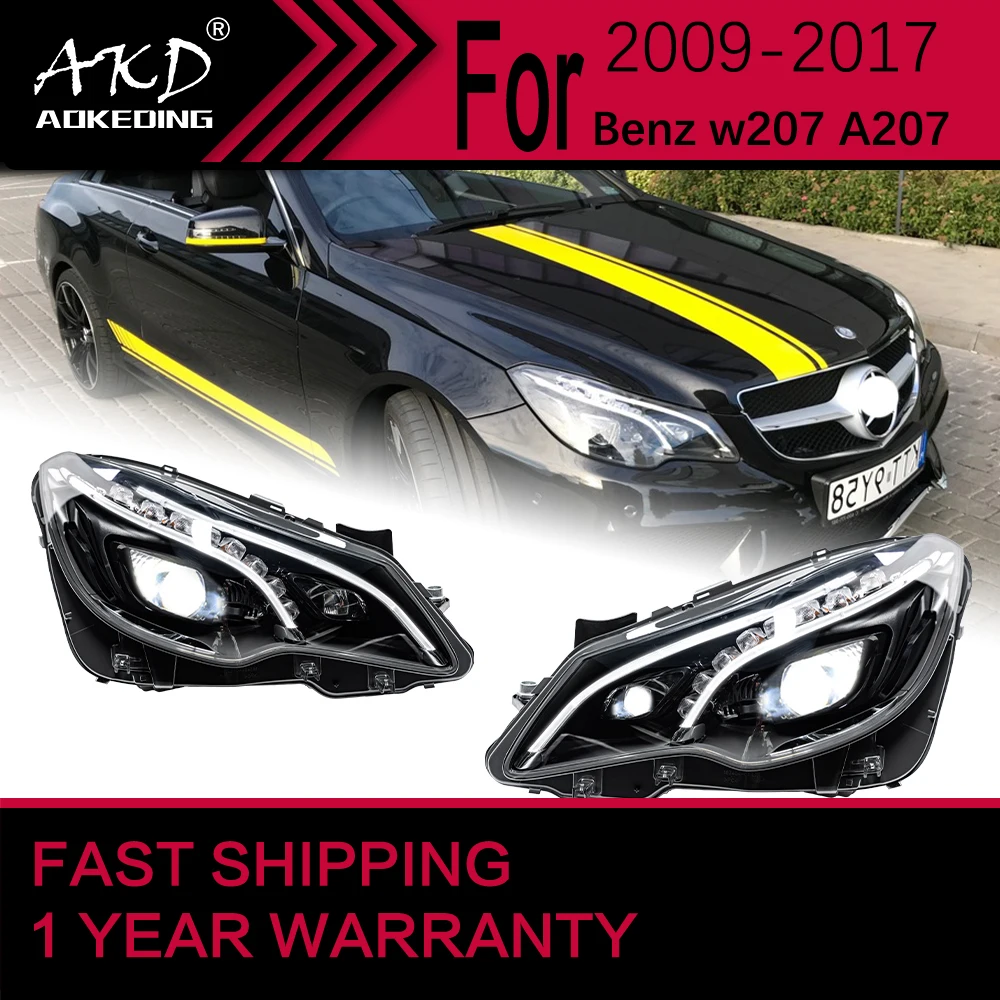 Car-Lights-for-Benz-W207-C207-A207-LED-Headlight-2009-2017-E-Class ...