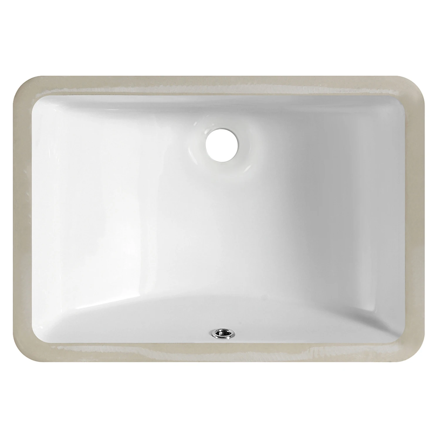 1pc-Bathroom-Sink-Undermount-18-x11-Modern-White-Rectangular-Vessel ...