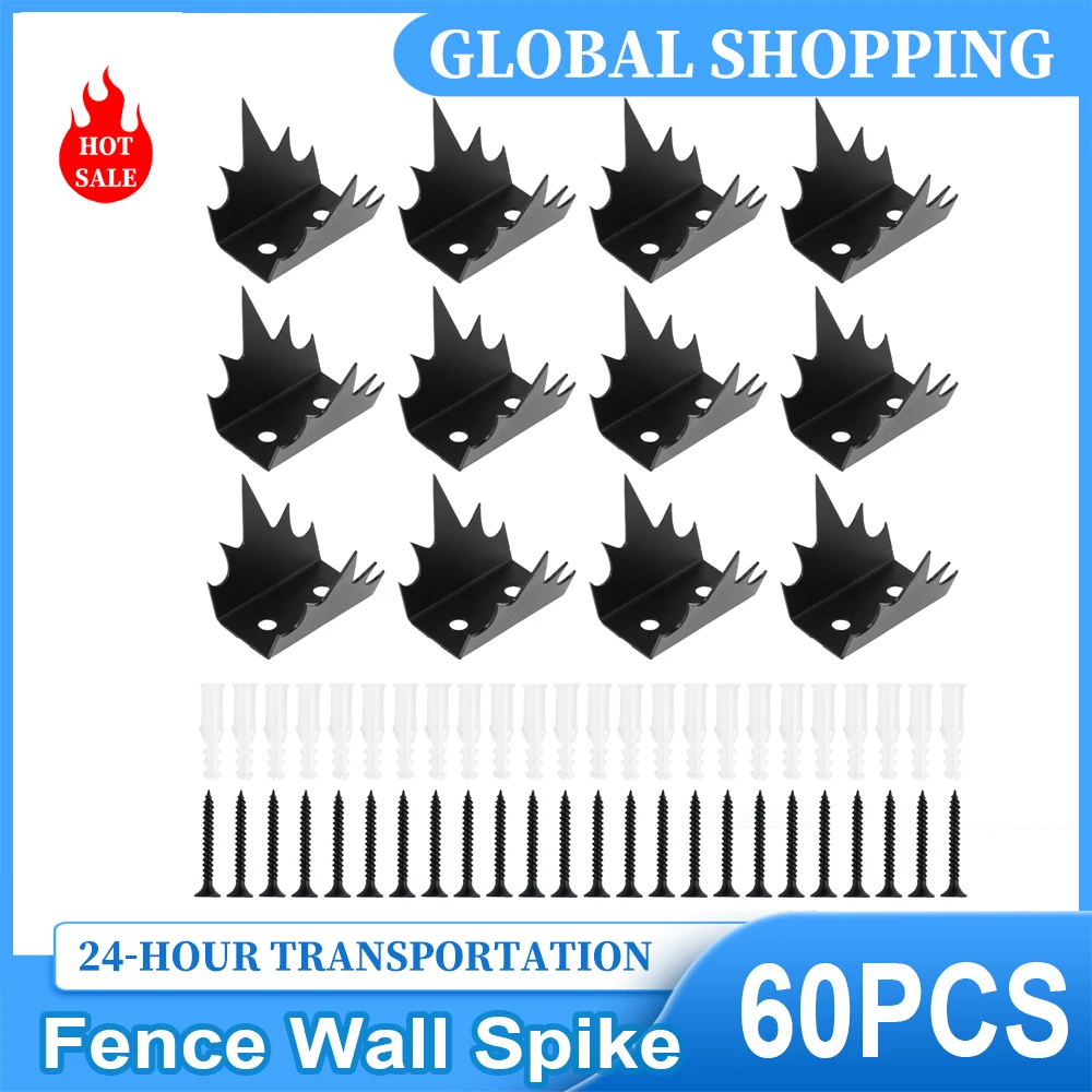 Wall Security Spikes Fence Bird Defender Anti Theft Spikes ...