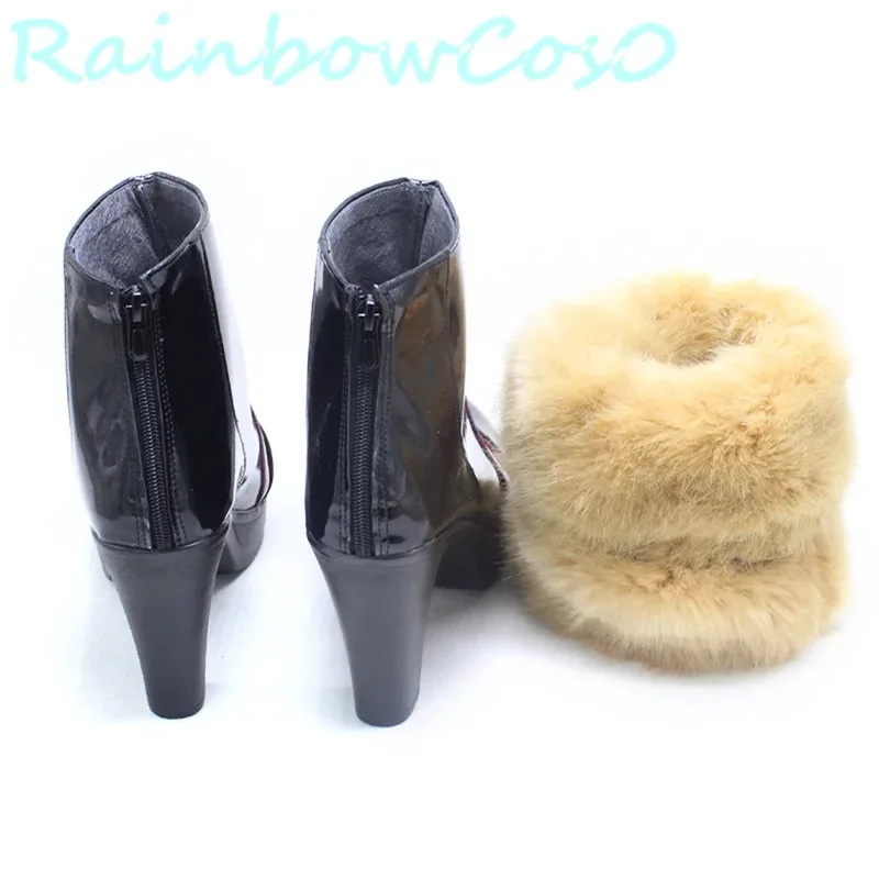 Action Taimanin Mizuki Yukikaze Cosplay Shoes Boots Game Anime ...