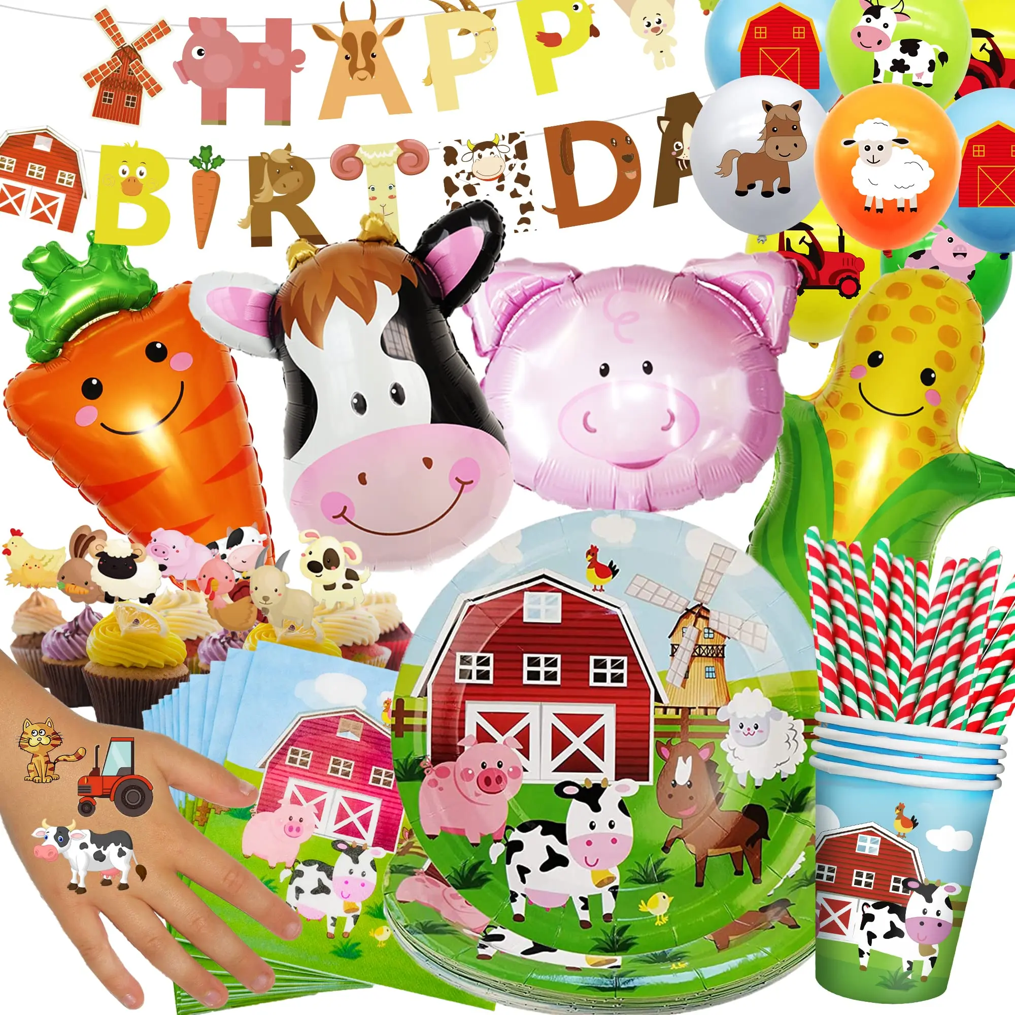 Happy Birthday Farm Animals