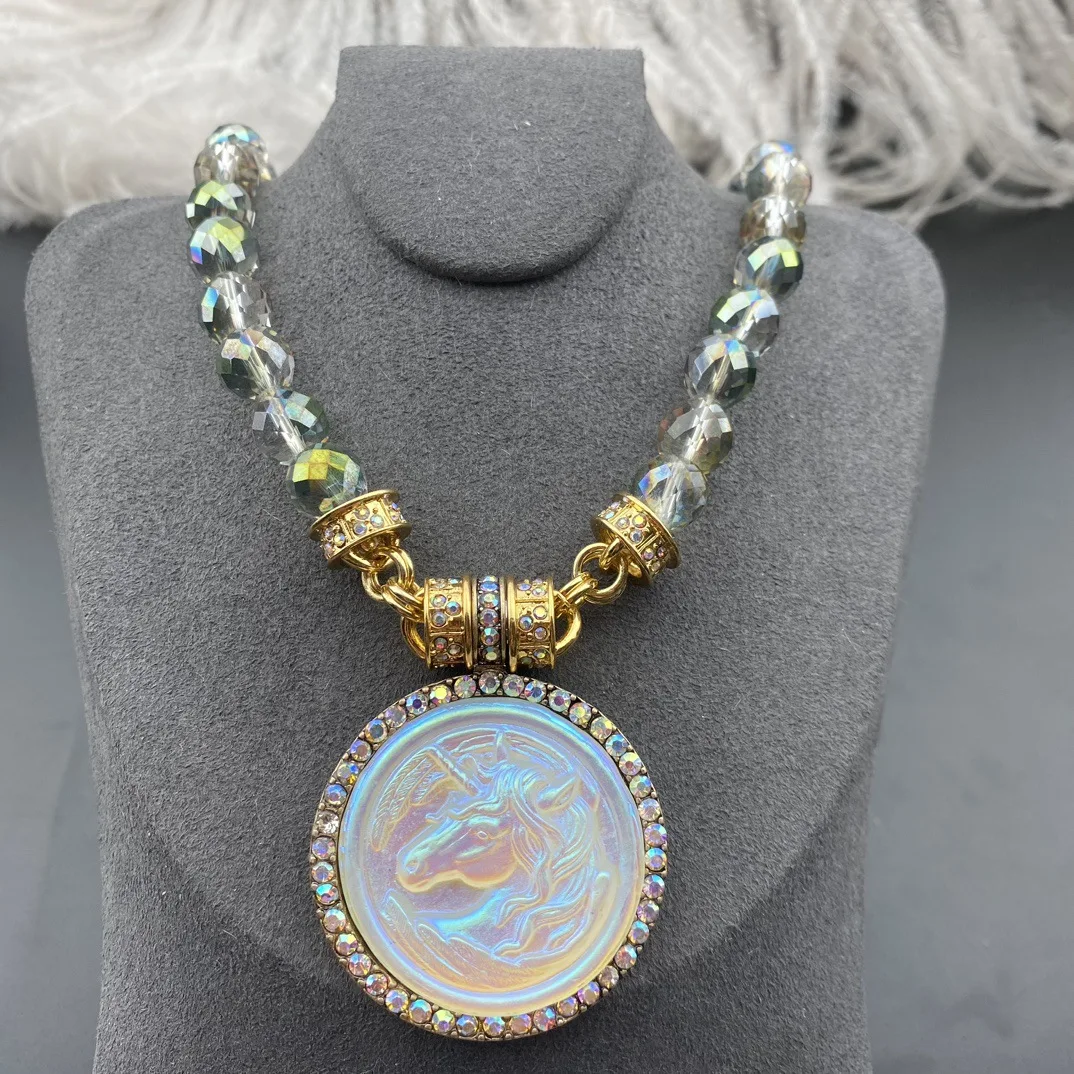 Collar-con-colgante-de-im-n-exquisito-Vintage-joyer-a-fina-nuevo.jpg