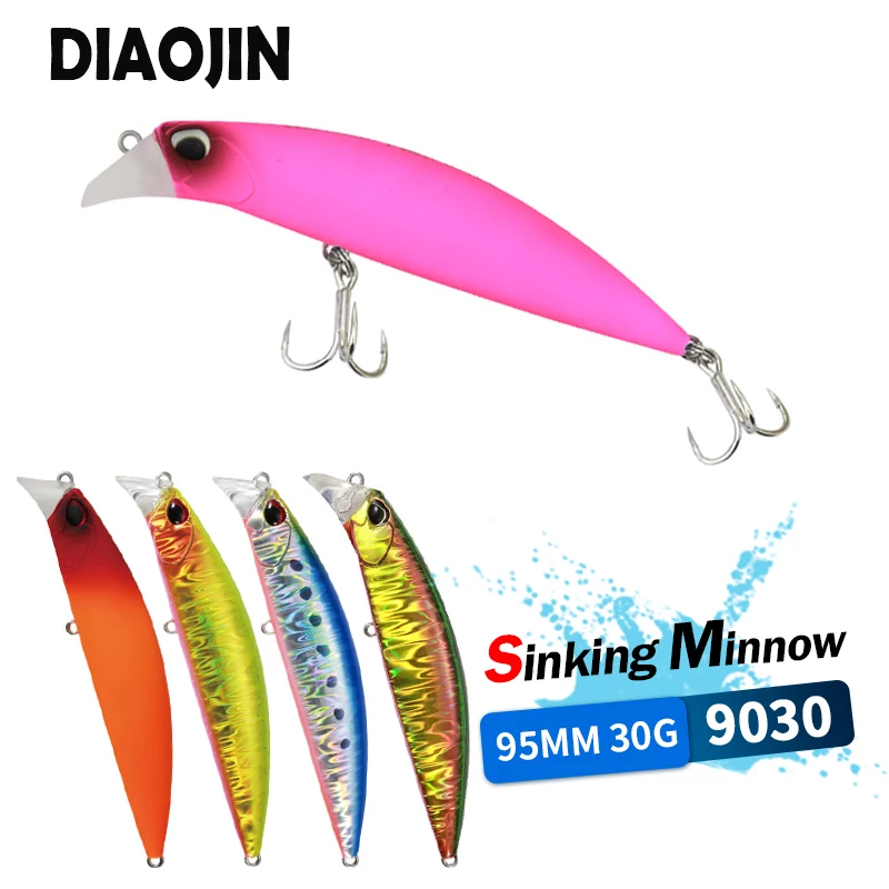 Artificial-Baits-high-quality-95mm-30g-Saltwater-Long-Cast-Seabass-Lures-duo-Beach-Walker-Heavy ...