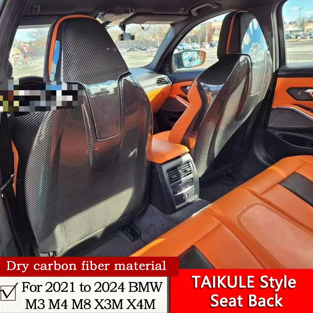 TAIKULE-Style-Dry-Carbon-Seat-Back-For-2021-to-2024-BMW-M3-M4-M8-X3M ...