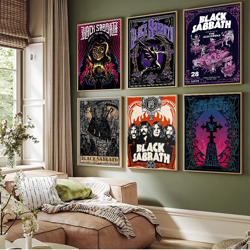 Band-B-Black-S-Sabbath-Classic-Vintage-Posters-Decoracion-Painting-Wall ...