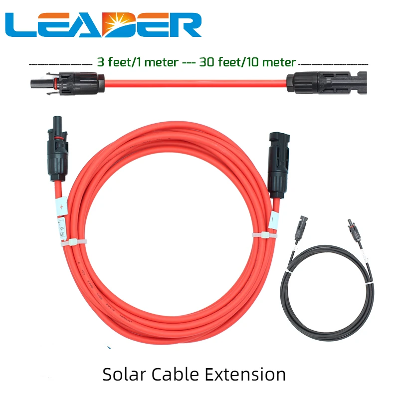 1-Meter-4mm2-12AWG-Solar-Cable-Extension-With-DC-Solar-Connectors-Solar ...