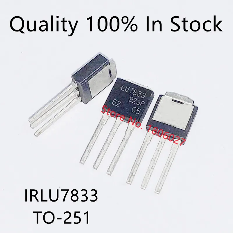 Envío Gratis 20 piezas tubo de efecto de campo IRLU7833 TO 251 30V 140A ...